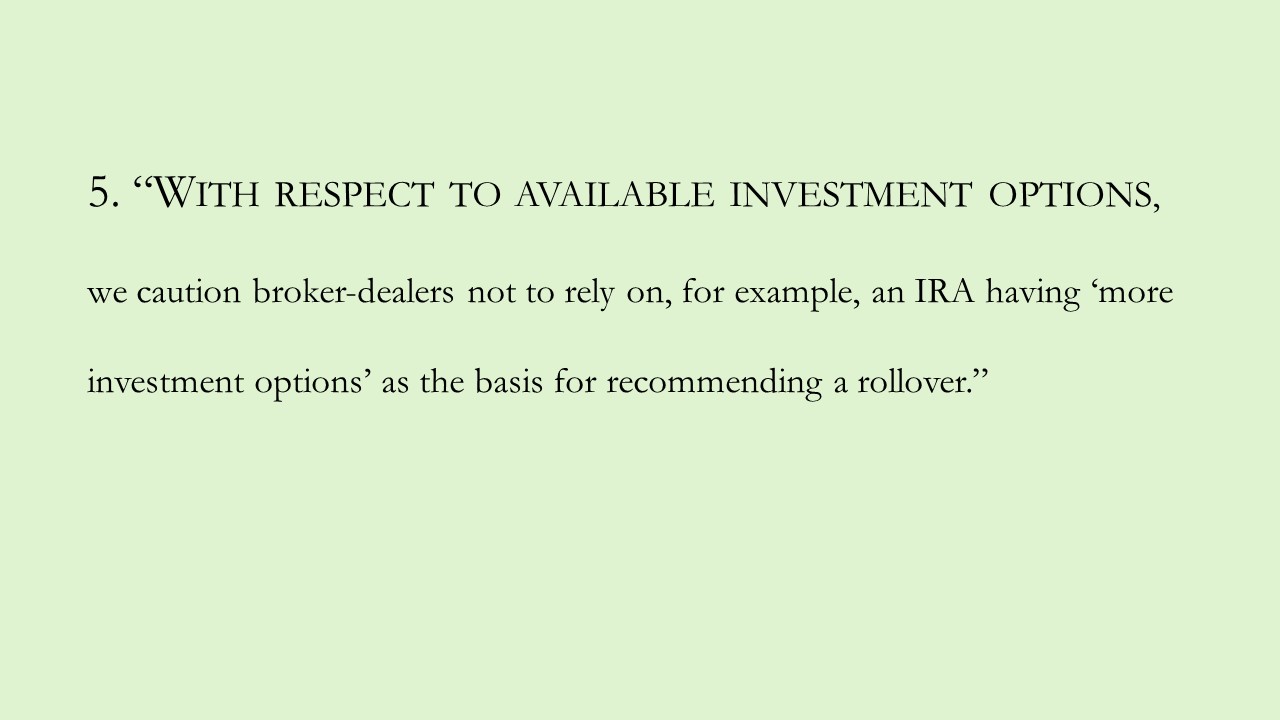 Will Reg BI stem IRA rollovers? | BenefitsPRO